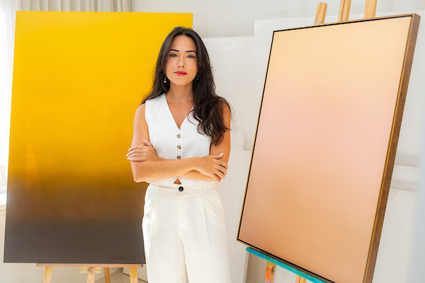 Marina Saback se inspira em céu de Brasília para criar arte | Metrópoles