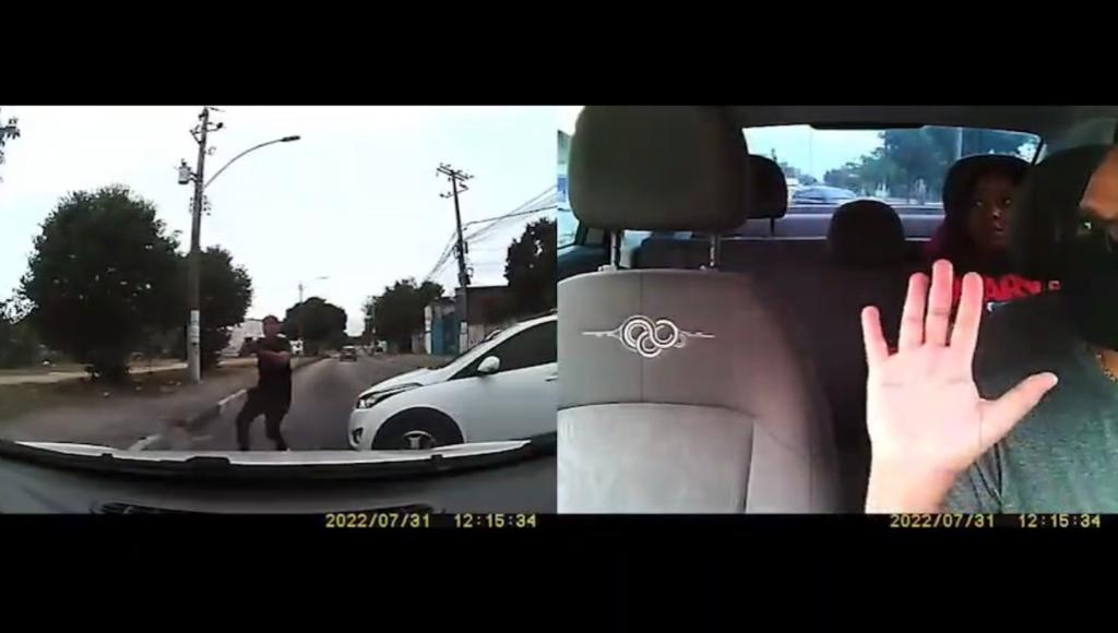 Câmera Flagra Assalto à Mão Armada Em Carro De Aplicativo No Rj Vídeo