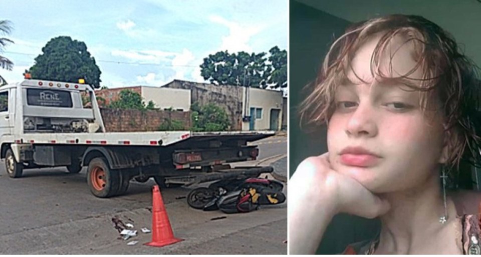 Adolescente morre após ser atropelada por caminhão guincho em MT ... Adolescente morre após ser atropelada por caminhão guincho em MT ...