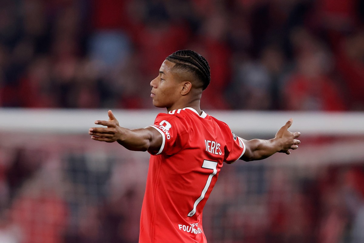 David Neres marca e Benfica goleia Brugge por 5 x 1 na Champions