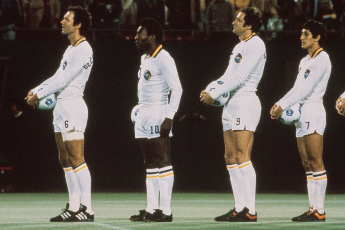 Pelé e Beckenbauer jogaram juntos nos Estados Unidos | Metrópoles