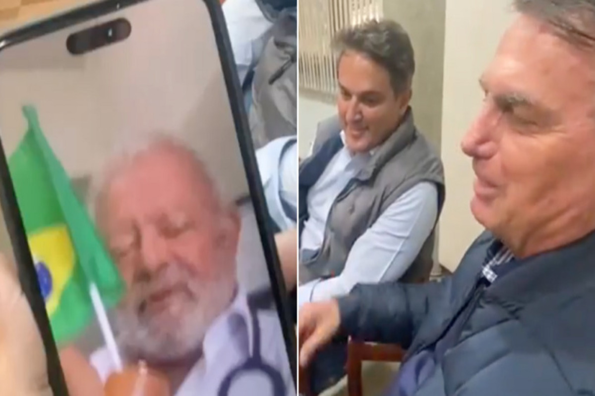 Vídeo: Bolsonaro conversa bem-humorado com “Lula” | Metrópoles
