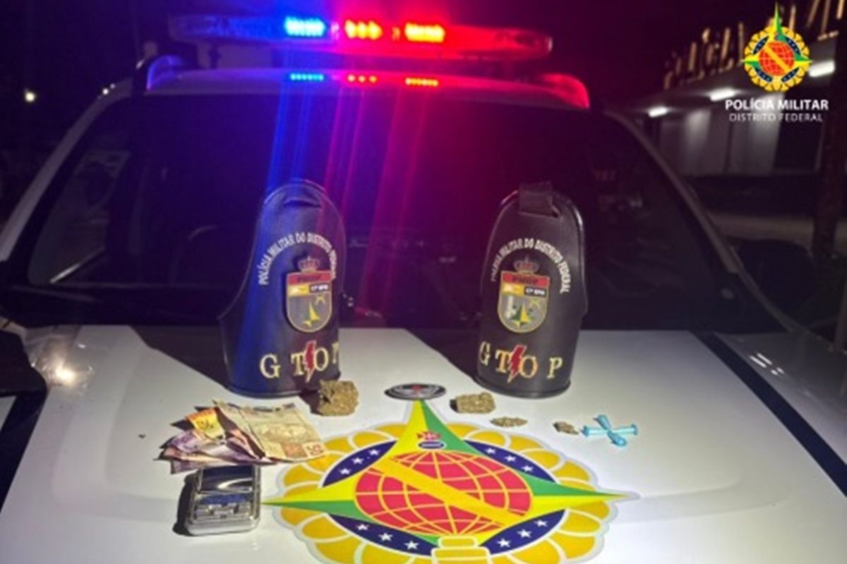 Traficante é preso com crack escondido em embalagem de bala no DF